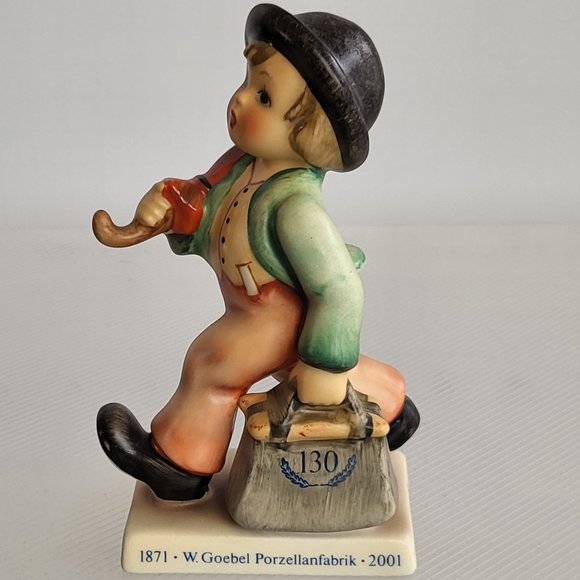Hummel | Art | Merry Wanderer Goebel Hummel Figurine Boy Carrying An ...